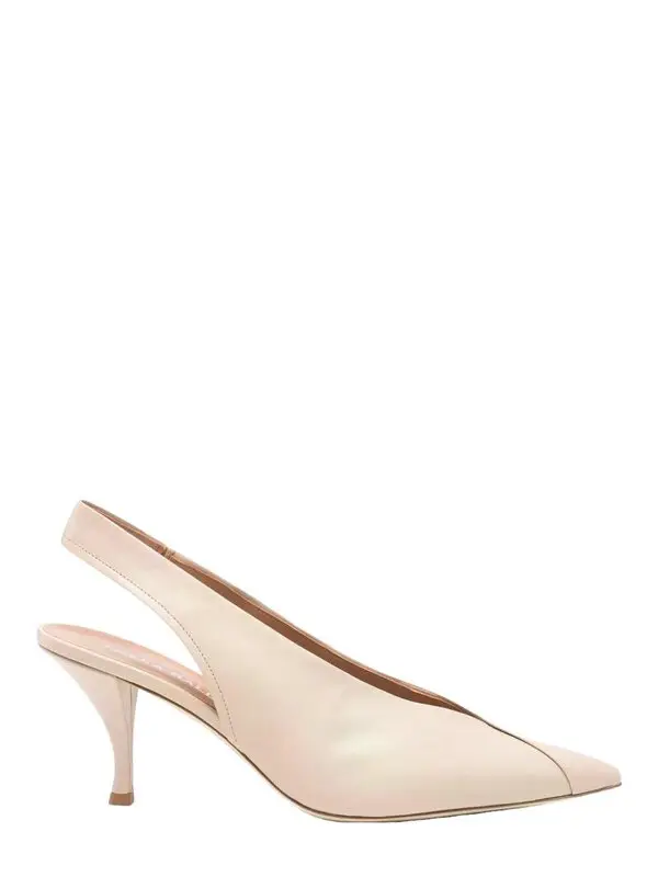 LELLA BALDI Pointed Toe Slingback Pumps - Neutrals