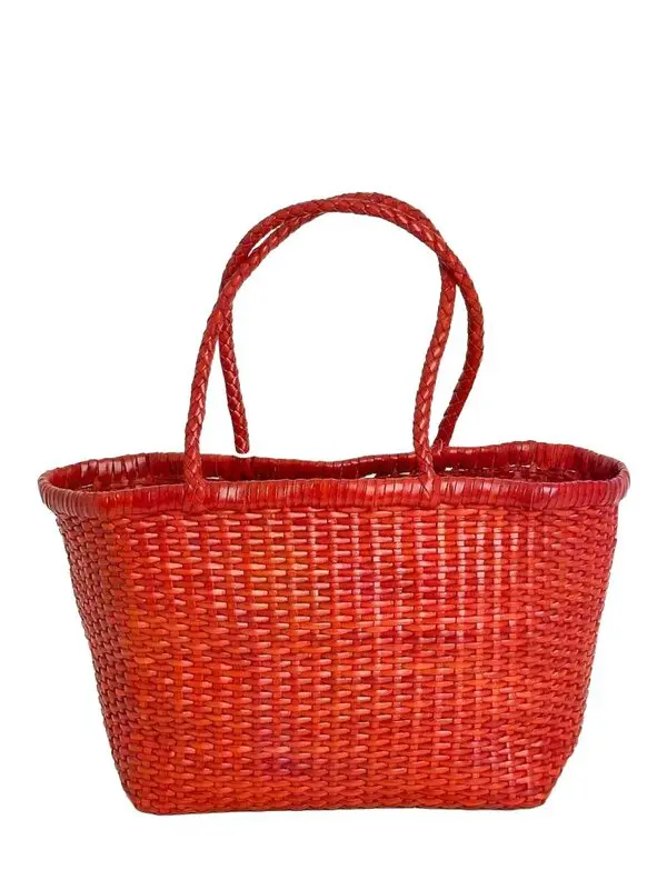 Dragon Diffusion Woven Tote Bag - Red