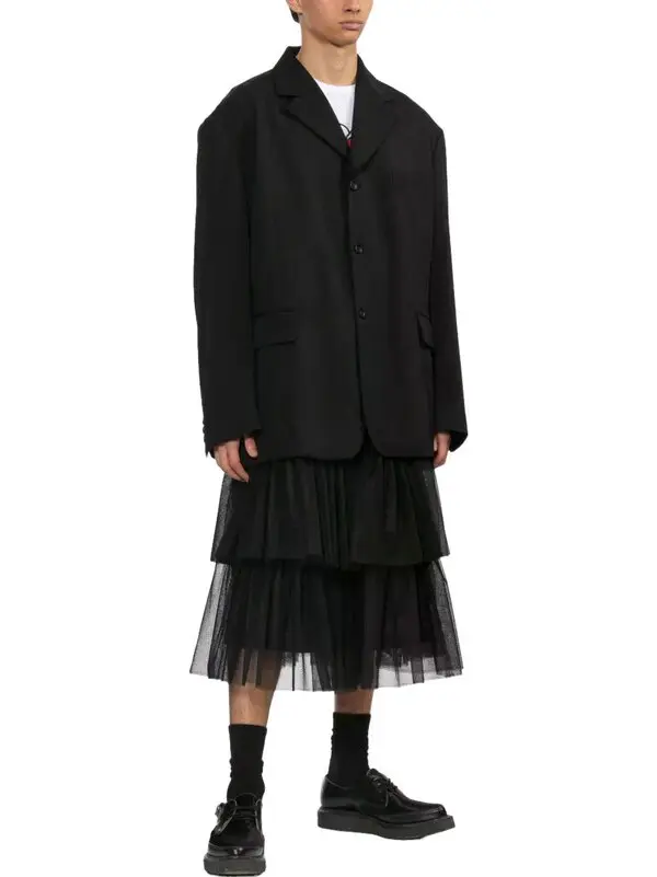 Comme Des Garçons Wool Blazer - Black