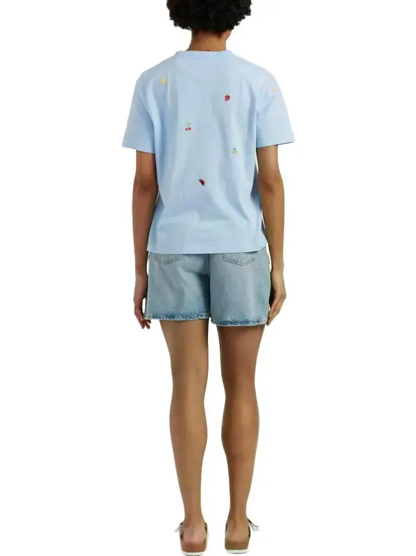 Chinti & Parker Snoopy Fruit T-shirt - Blue