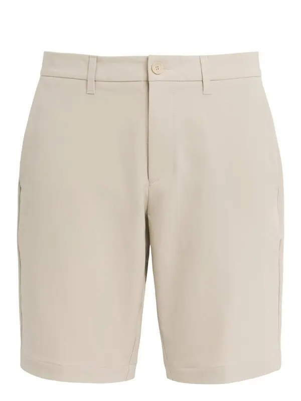BOSS Slim-fit Tailored Shorts With Drawstring Waist - Beige