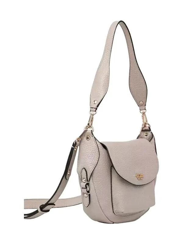 Guess Shoulder Bag With Detachable Strap - Grey