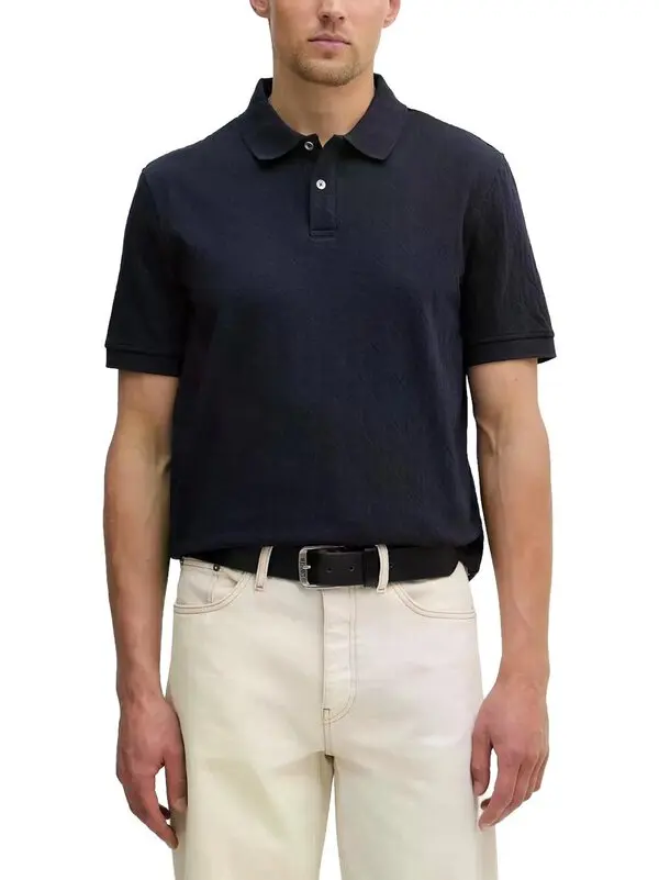 Guess Buttoned Polo Shirt - Blue