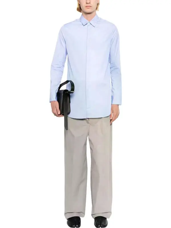 JIL SANDER Drill Trousers - Grey