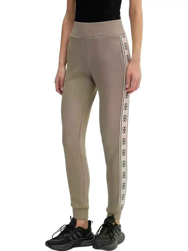 Guess Side Stripe Detail Track Pants - Brown