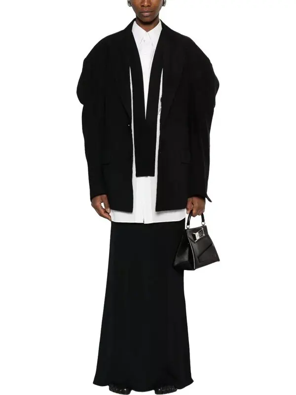 Yohji Yamamoto Button-up Blazer - Black