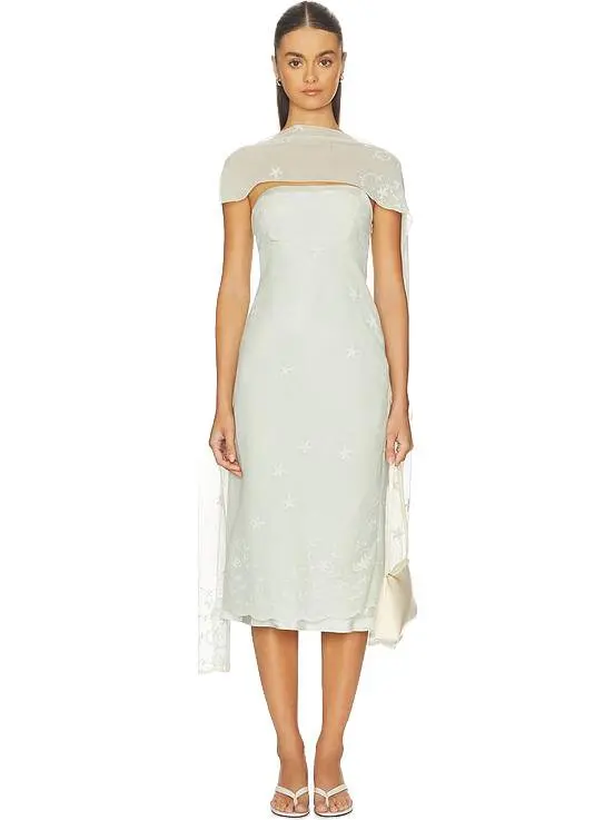Posse Cove Strapless Dress In . Also - Sage