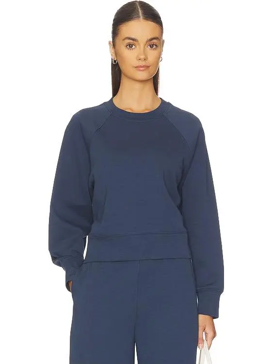 PERFECTWHITETEE Travel Crew Neck Sweatshirt - Navy