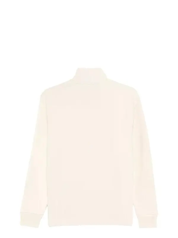 C.P. COMPANY Diagonal Raised Quarter-zip Sweatshirt - Neutrals