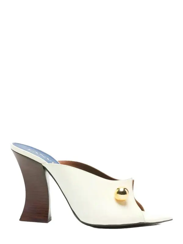 LANVIN Pointed-toe Sandals - Neutrals
