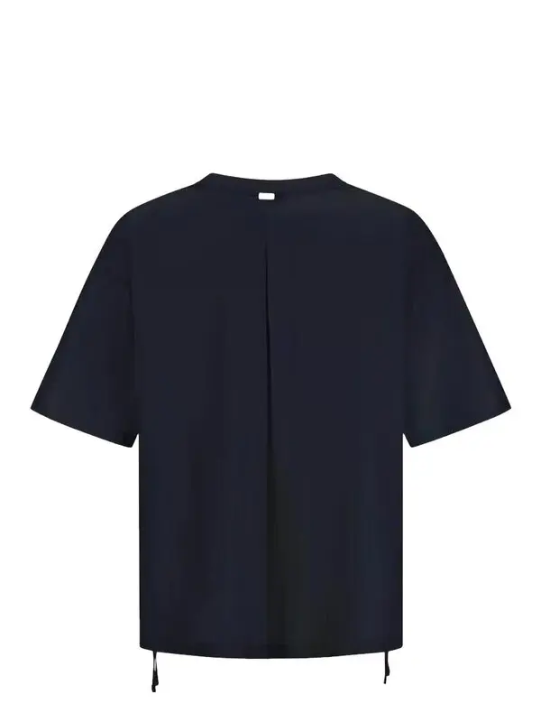 Herno Drawstring Hem T-shirt - Black