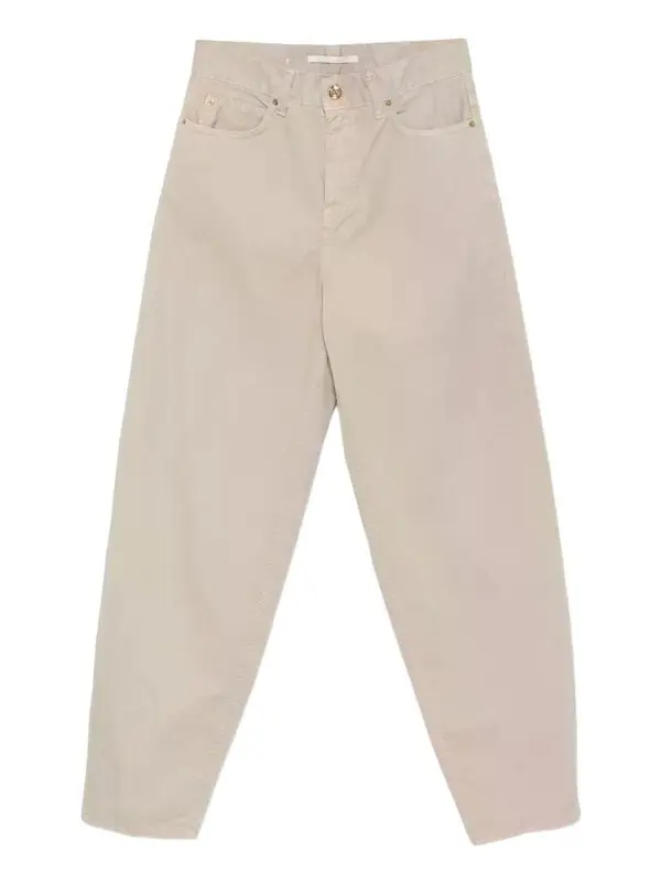 BRIGLIA 1949 Logo-label Trousers - Neutrals