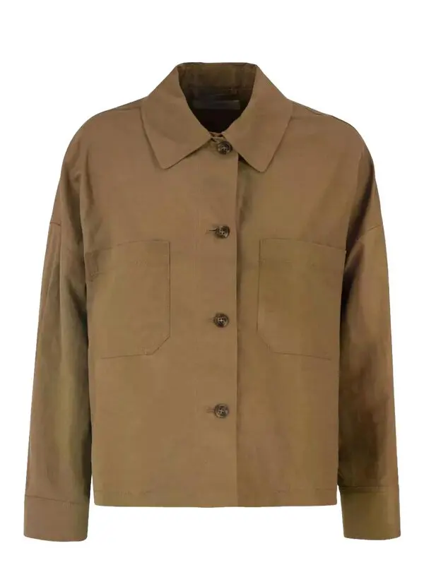 Max Mara Chest Pocket Shirt Jacket - Brown