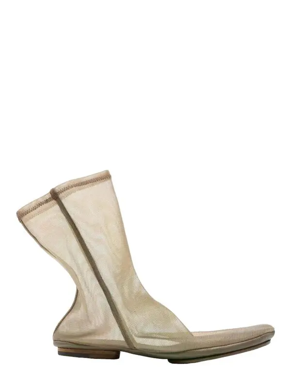 CORTANA Mesh Pull-on Boots - Neutrals