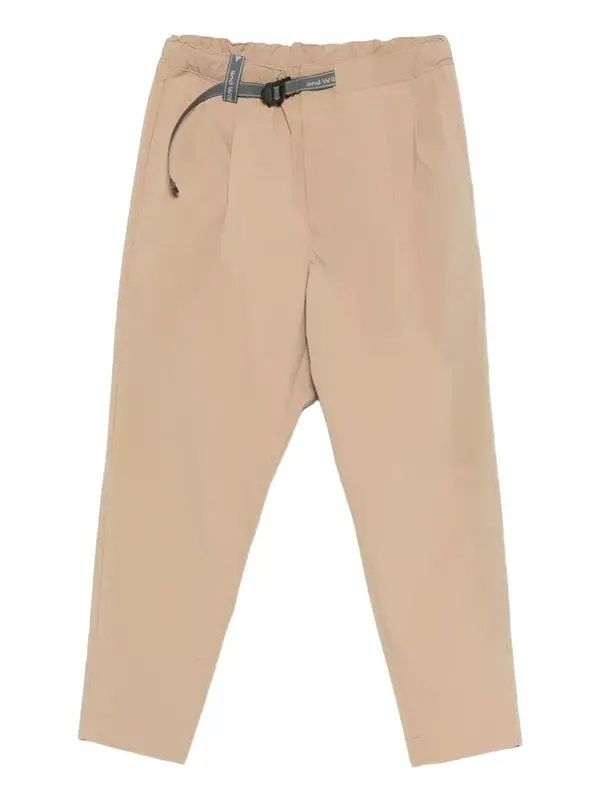 AND WANDER Buckle Trousers - Neutrals