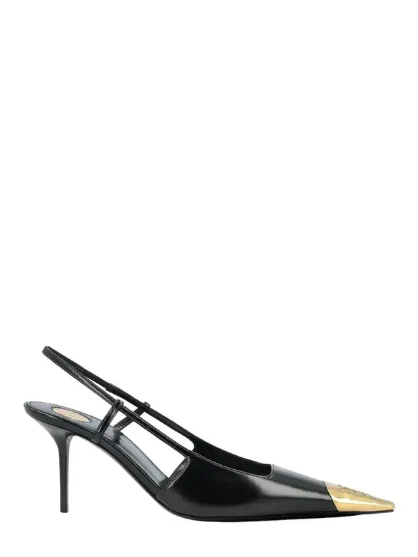 Saint Laurent Jeanne Leather Pumps - Black