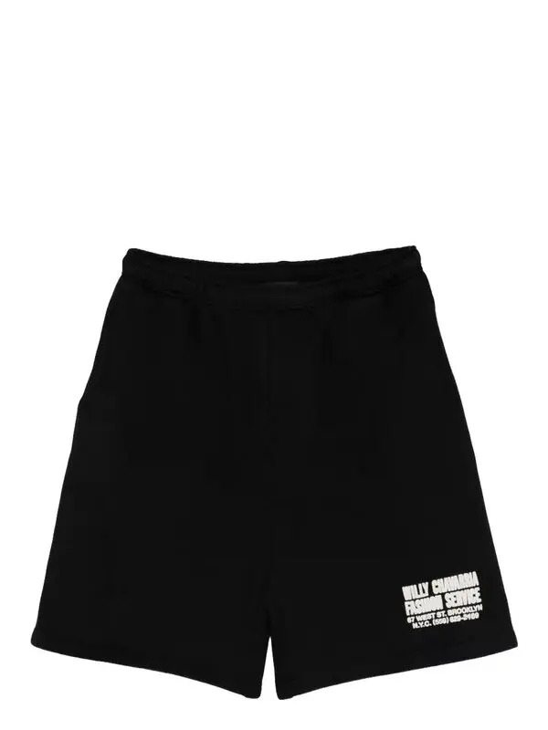 WILLY CHAVARRIA Printed Shorts - Black