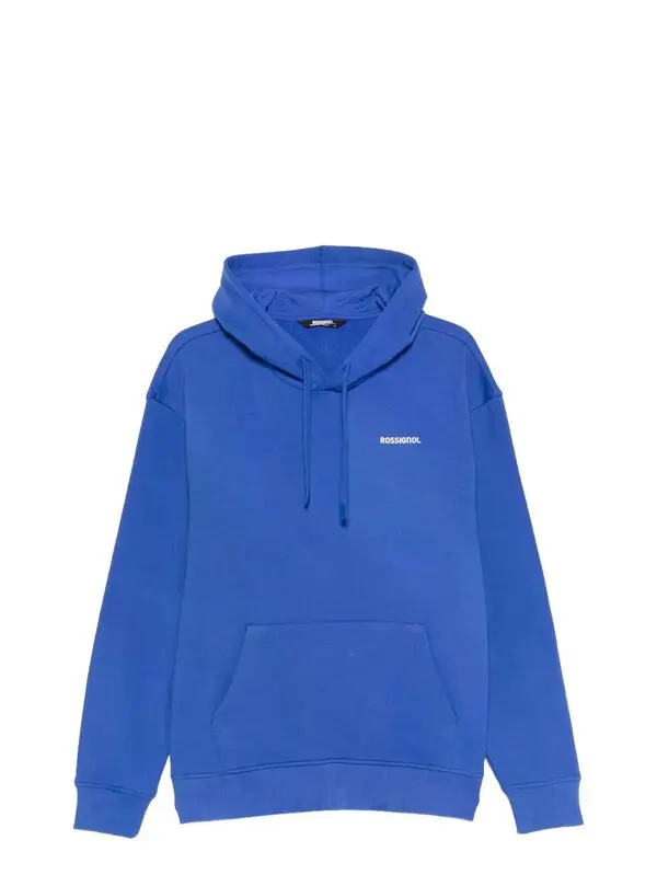 Rossignol Logo-print Drawstring Hoodie - Blue
