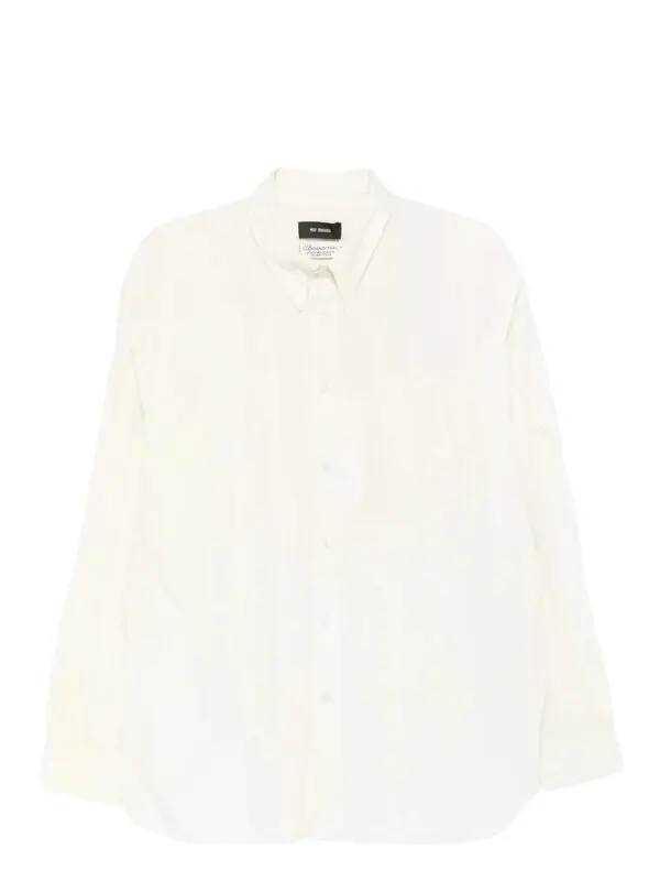 WILLY CHAVARRIA Poplin Shirt - Neutrals
