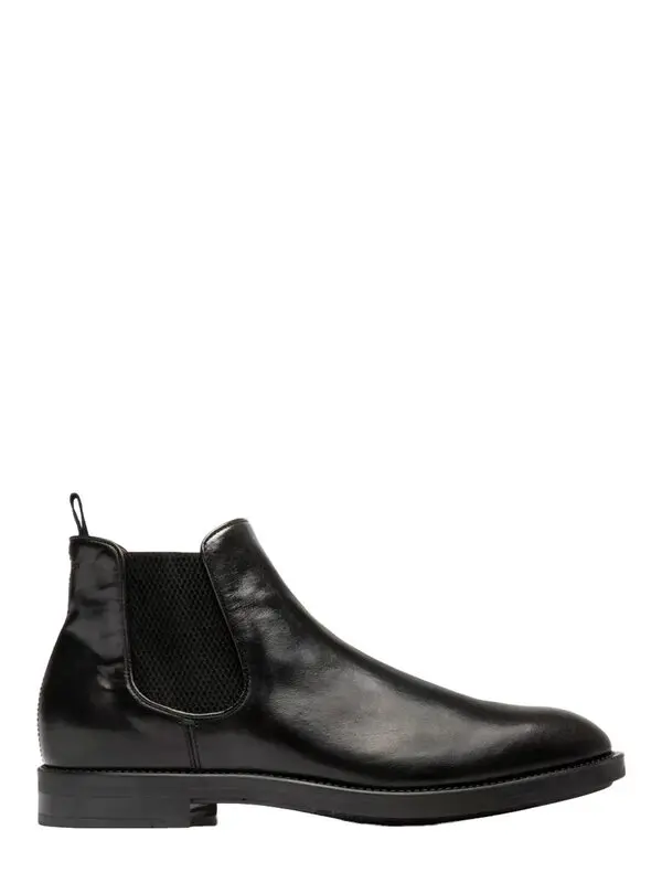 Officine Creative Silent Pull-tab Boots - Black