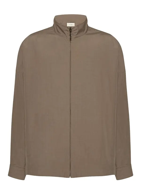 THE ROW Trenton Cotton Jacket - Green