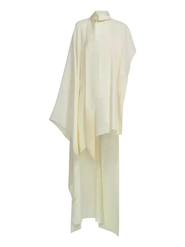 TALLER MARMO California Fringe-scarf Mini Dress - Neutrals
