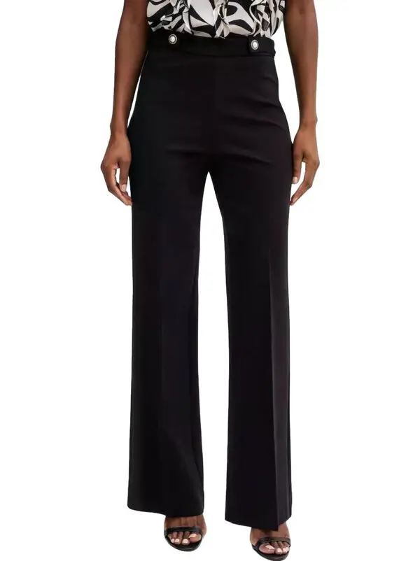 TWINSET Tailored Press-crease Trousers - Black