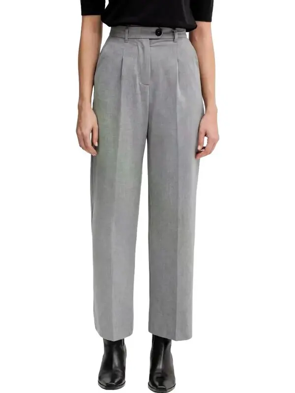 BENETTON Pleated Trousers - Grey