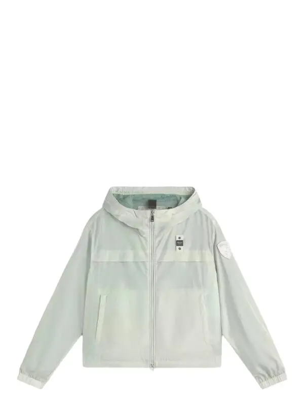 BLAUER. Hooded Zip Jacket - Green