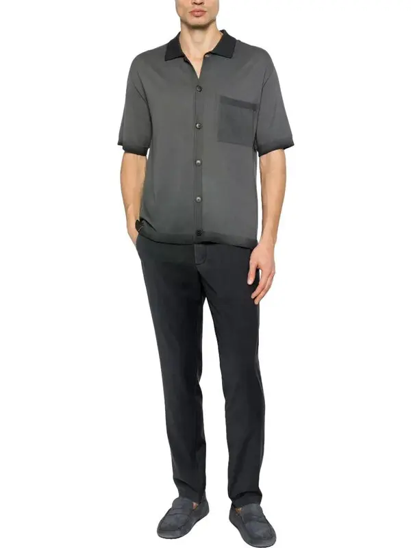 AROVESCIO Pocket Buttoned Shirt - Grey