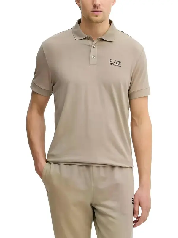 EA7 Core Identity Polo Shirt - Neutrals