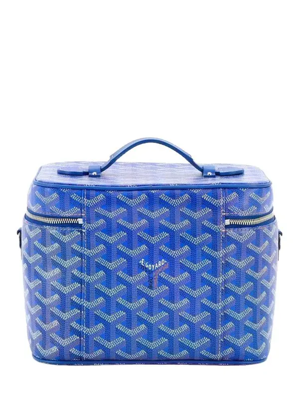 Goyard Muse Vanity Case Coated Canvas Pouch - Blue