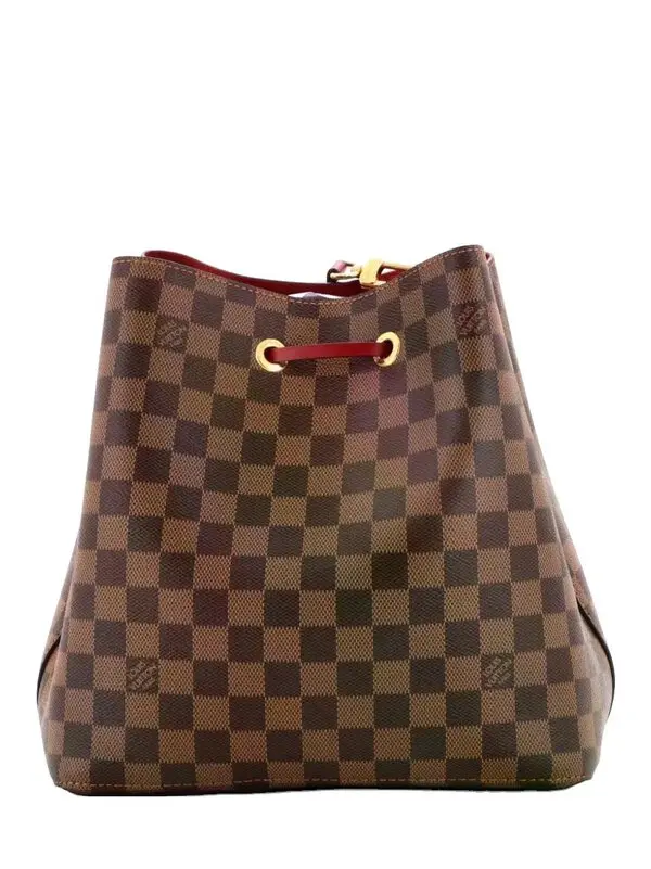 LOUIS VUITTON Damier Neonoe Bucket Bag - Brown