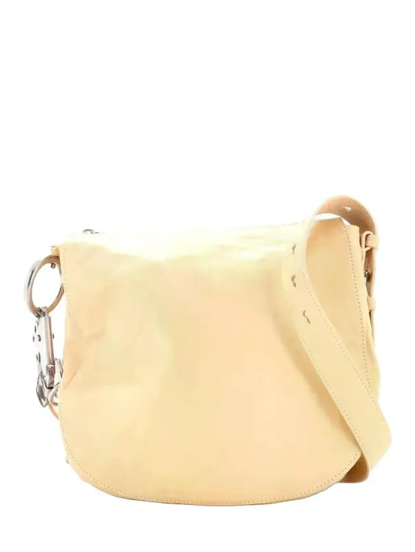 Burberry Knight Leather Small Shoulder Bag - Neutrals