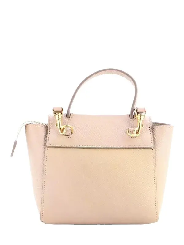 Celine Textured Leather Pico Shoulder Bag - Neutrals