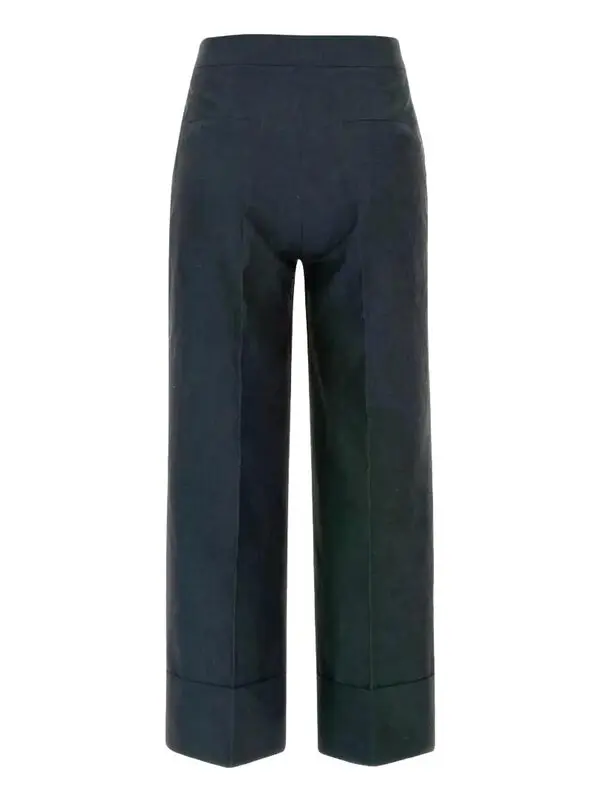 PT TORINO Colette Cropped Trousers - Blue