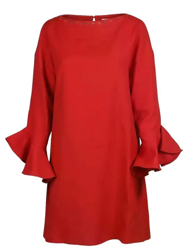 Valentino Garavani Embellished Mini Dress - Red