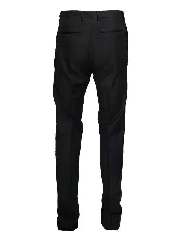 Valentino Garavani Cuffed-hem Trousers - Black