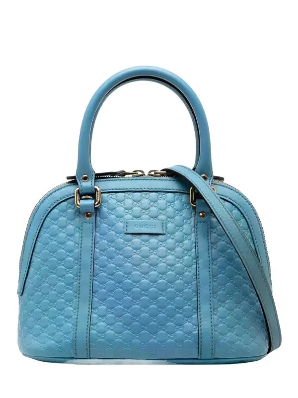 Gucci Microguccissima Dome Satchel - Blue
