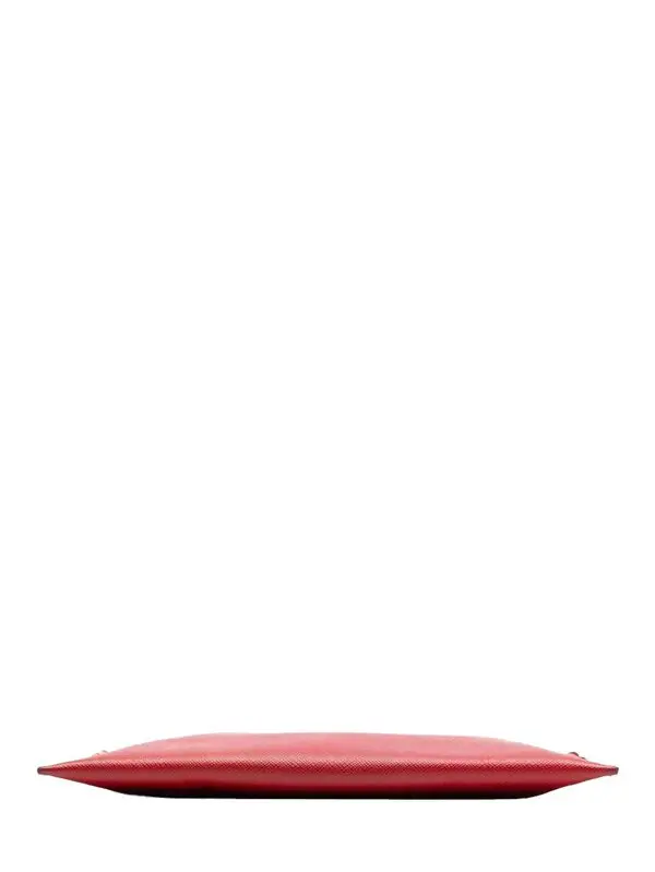 Prada Saffiano Leather Shoulder Bag - Red