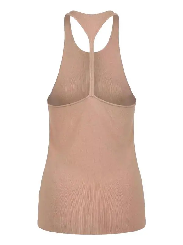 Valentino Garavani Ribbed Knit Sleeveless Top - Neutrals