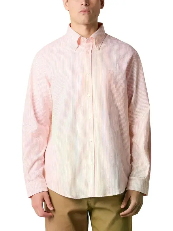 Brooks Brothers Logo-embroidered Shirt - Orange