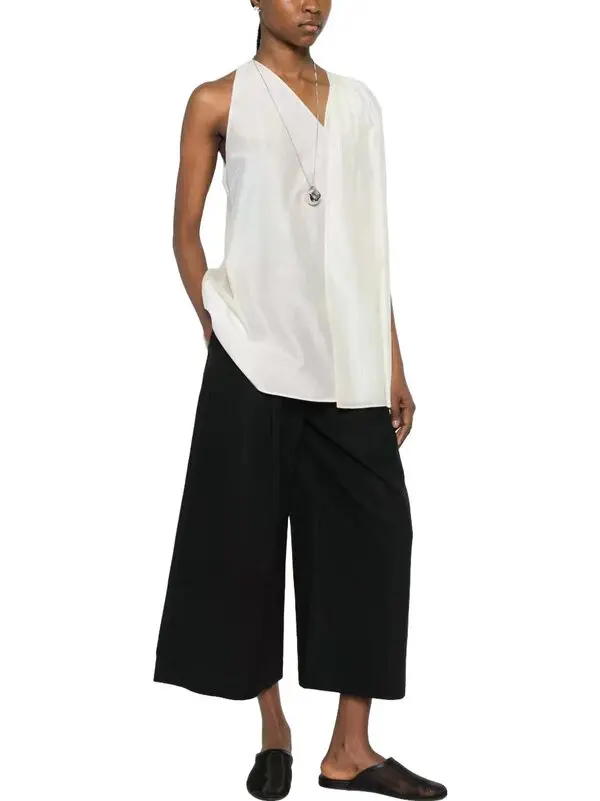 VIKTORIA CHAN Memphis Cotton Cropped Trousers - Black