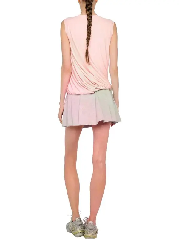 Norma Kamali Twist Sleeveless Top - Silver