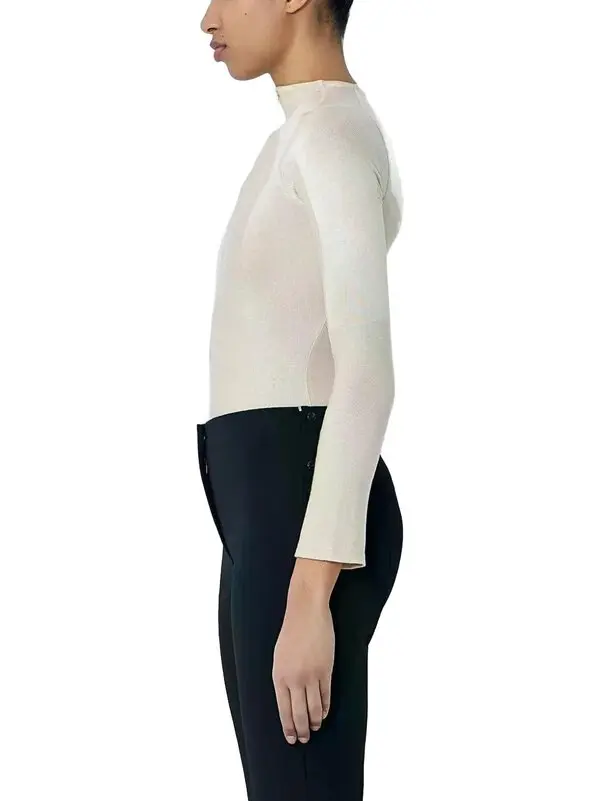 SKIN SERIES High-neck Ribbed Body - Neutrals