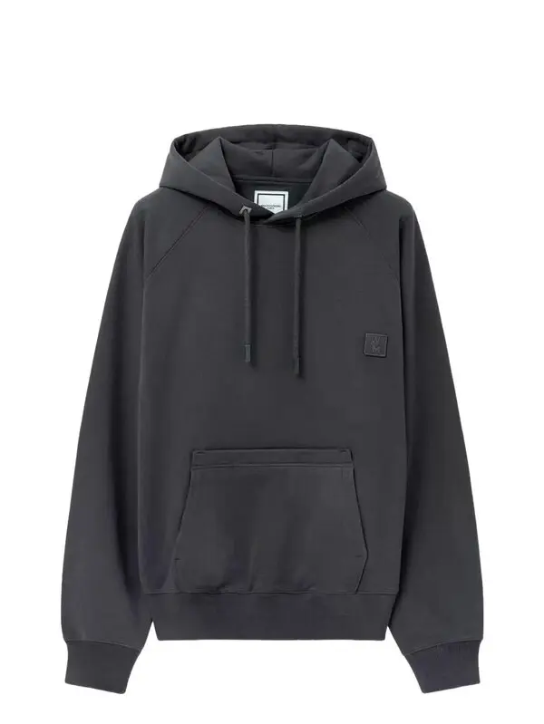 WOOYOUNGMI Logo-patch Hoodie - Grey