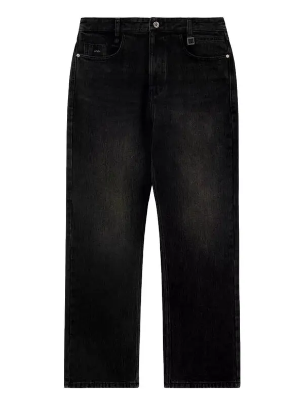 WOOYOUNGMI Washed Effect Jeans - Black