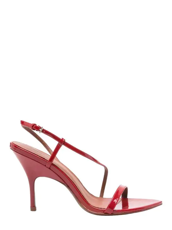 Lola Cruz Francesca Slingback Sandals - Red