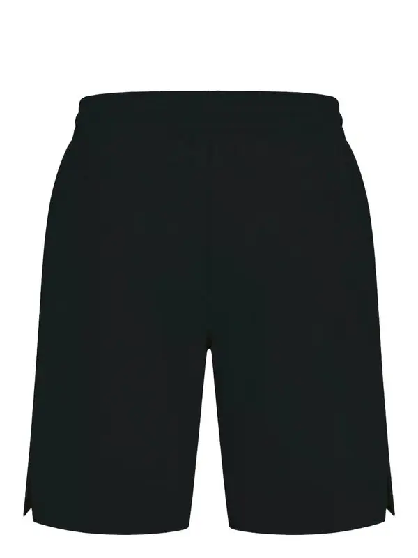 REEBOK Graphic Print Woven Shorts - Black