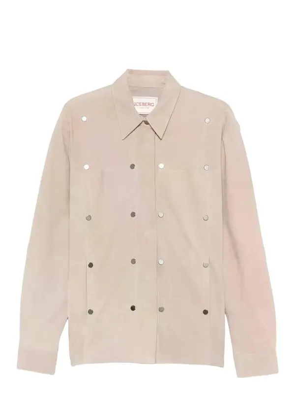 Iceberg Embellished Shirt - Neutrals